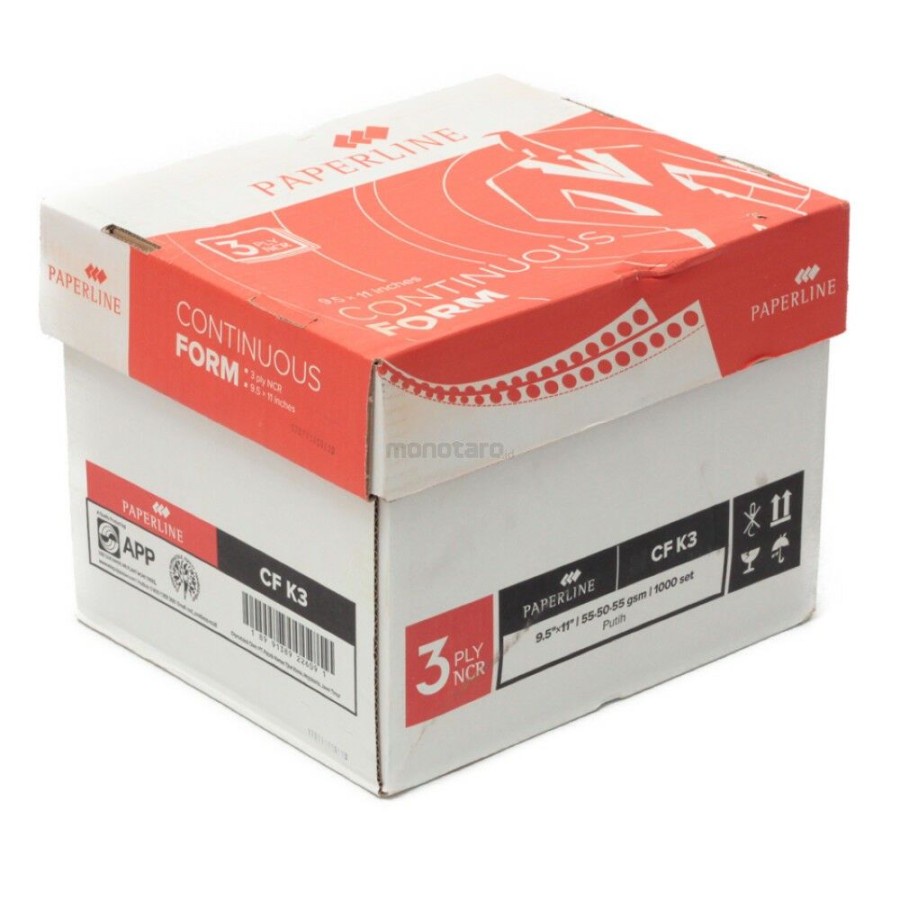Jual PAPERLINE CONTINUOUS FORM UK. 9.5 X 11", 3 PLY NCR | Shopee Indonesia