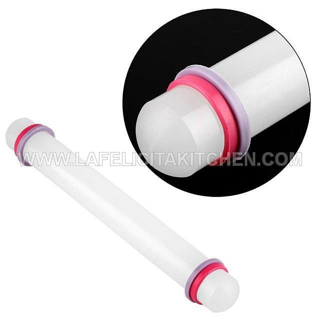 Jual FONDANT ROLLING PIN RINGS 50 23 CM RUBBER BAND KUE CAKE BAKE ...