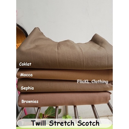 Jual Kain Twill Scotch Bahan Twill Stretch Twill Melar Katun Ukuran ...