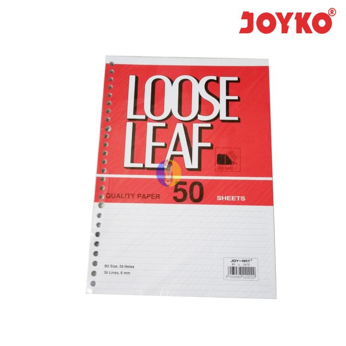Jual Refill Loose Leaf / Isi Binder Joyko B5 - 50 Lembar | Shopee Indonesia