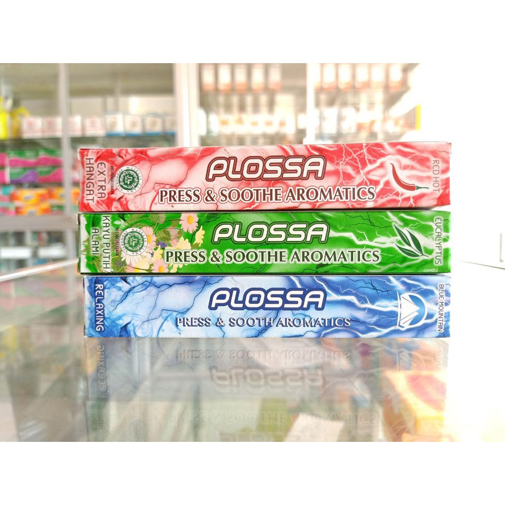 Jual Plossa Minyak Angin Eucalyptus Aromatherapy 8ml Inhaler Roll On ...