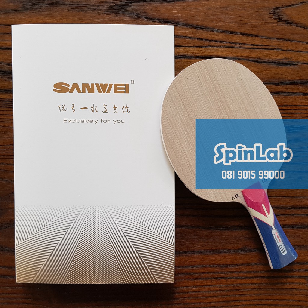 Jual Kayu Bat Pingpong Tenis Meja SANWEI A9 | Shopee Indonesia