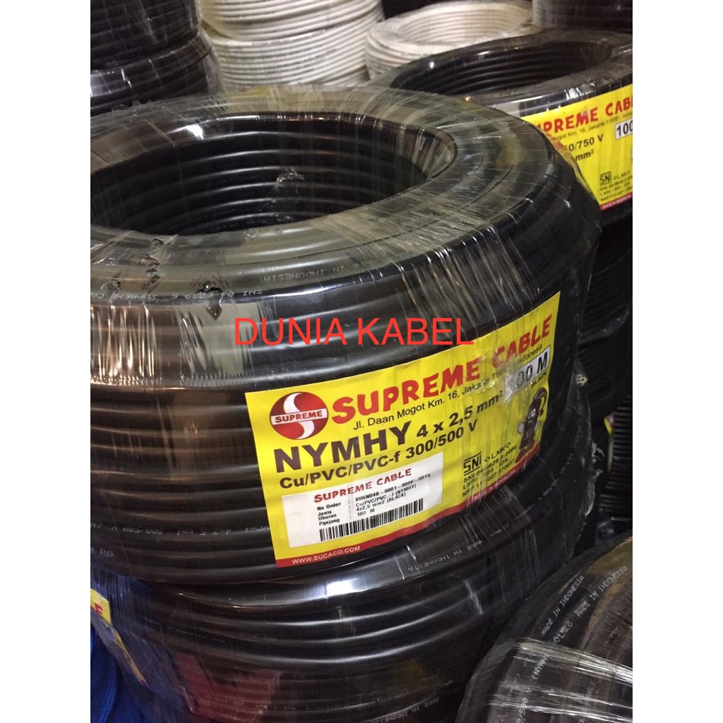 Jual Kabel Serabut /NYYHY Supreme 4x2.5 4x2,5 4 x 2.5 4 x 2,5 @100meter | Shopee Indonesia