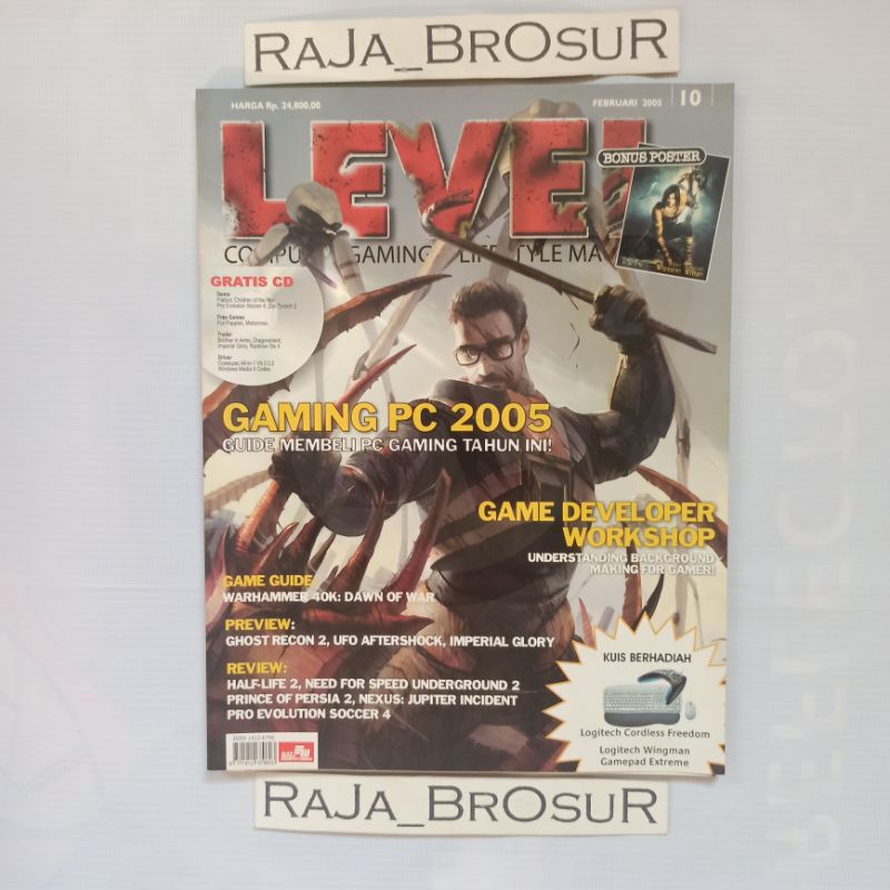 Jual Majalah LEVEL computer gaming and lifestyle magazine edisi ...