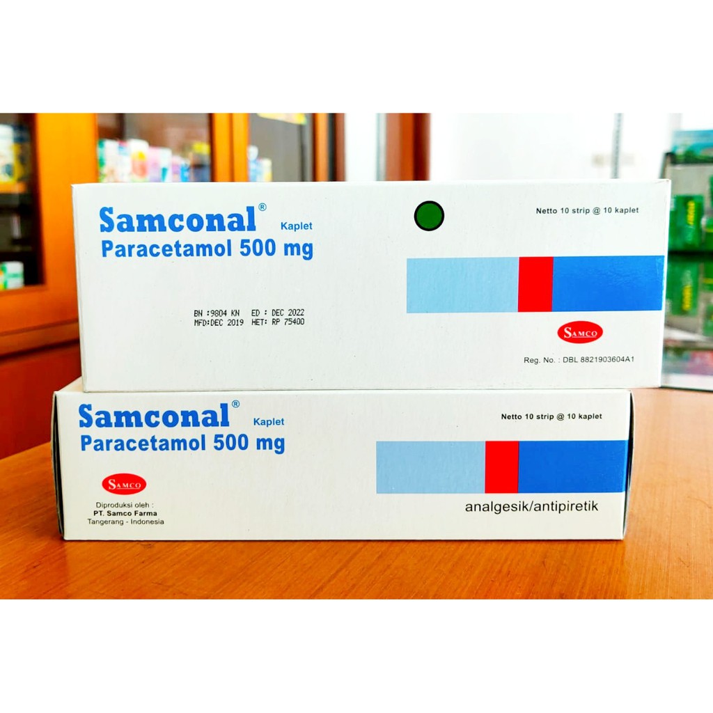 Jual Samconal Paracetamol Box 100 Tablet | Shopee Indonesia