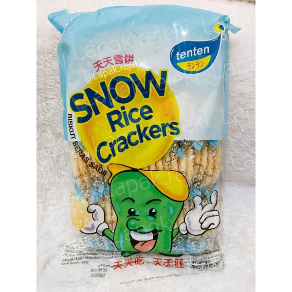 Jual Tenten Rice Crackers Snow isi 40 Packs / Snow Rice Crackers ...