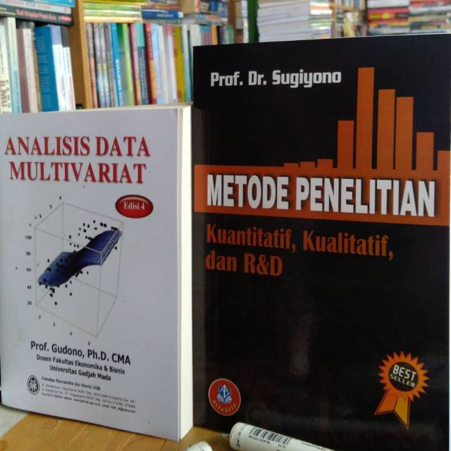 Jual ANALISIS DATA MULTIVARIAT & METODE PENELITIAN KUANTITATIF ...