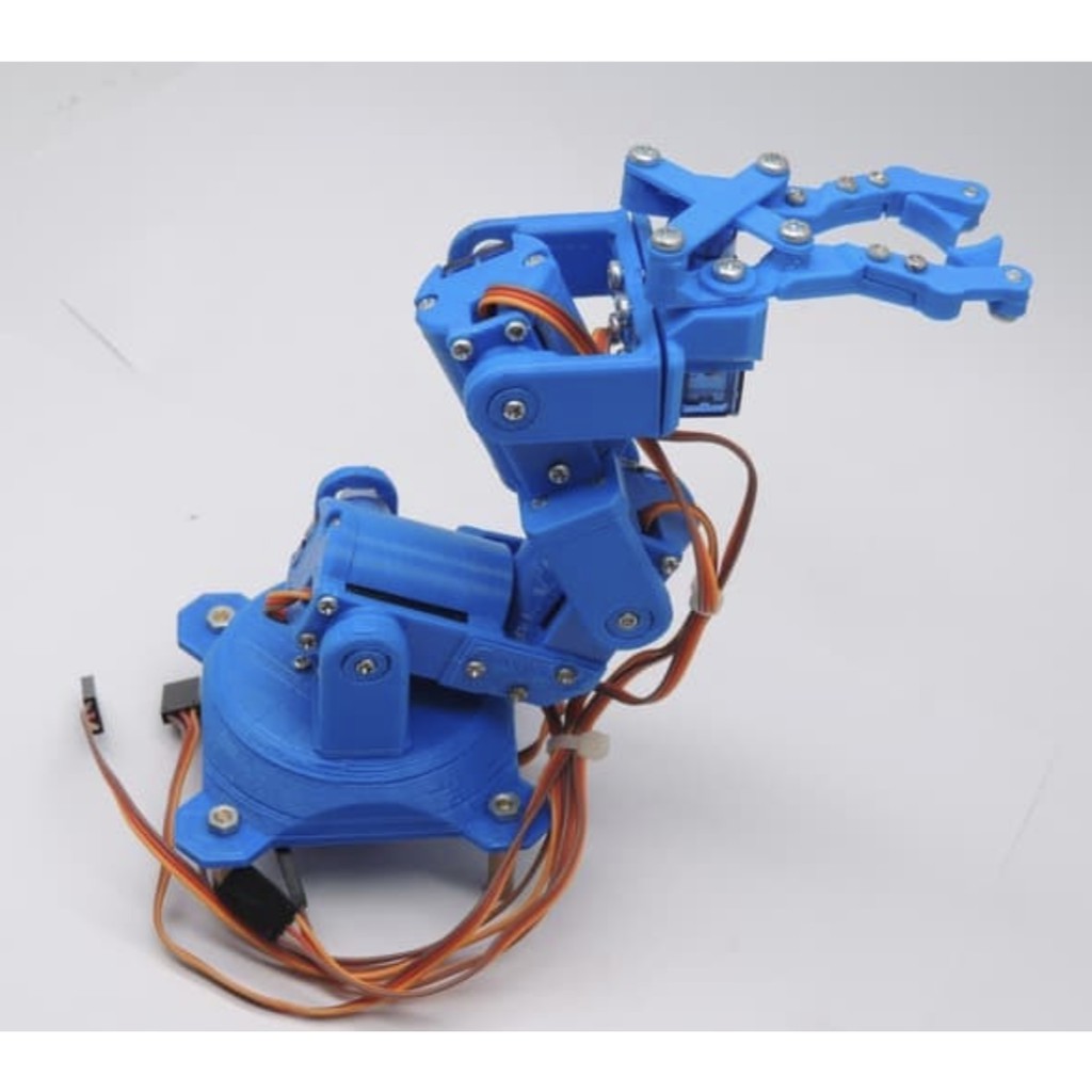 Jual Arm Robot Lengan Tangan 5 Dof Education 5 Servo Mini Sg90 For Arduino Shopee Indonesia 