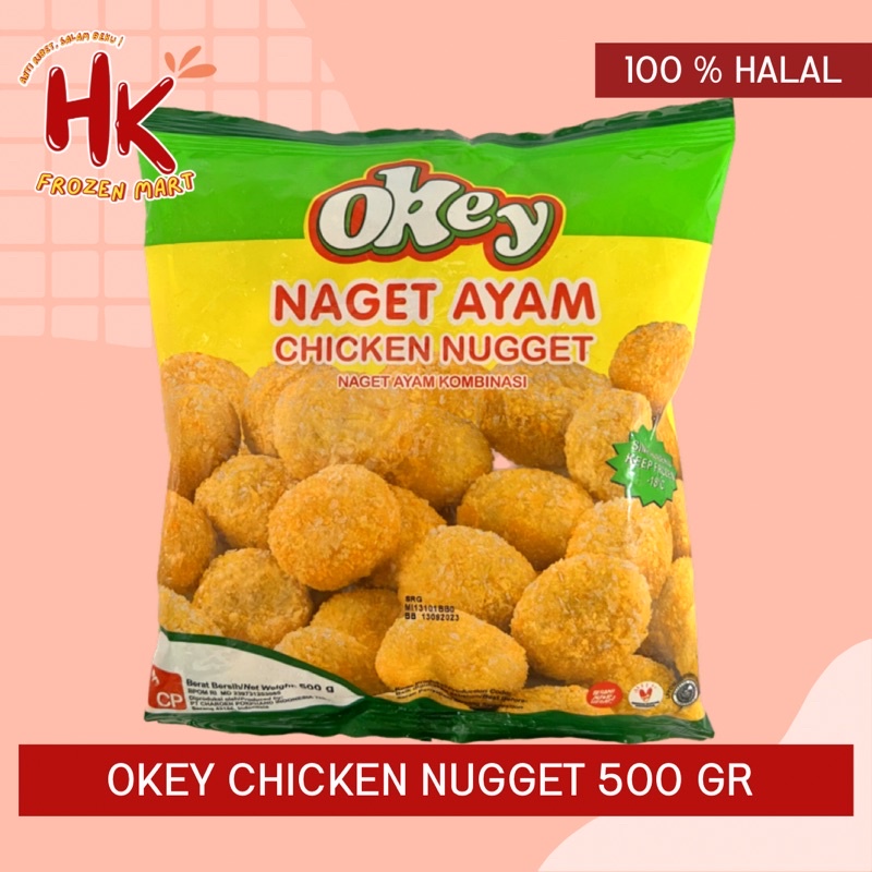 Jual Okey Chicken Nugget bulat 500gr (naget ayam coin akumo fiesta ...