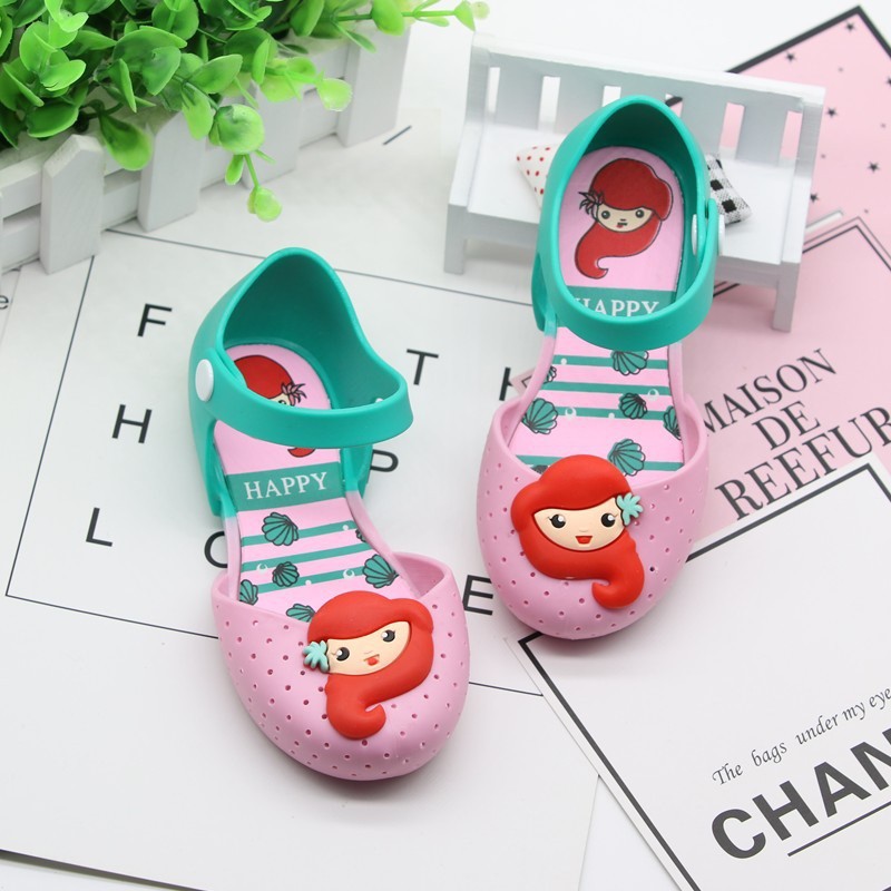 Jual [LOGU] Sepatu jelly ariel, sepatu jelly mermaid, sepatu jelly ...