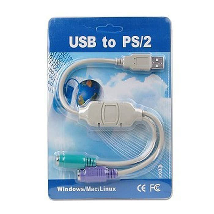 Jual Converter USB To PS2 For Keyboard&Mouse | Shopee Indonesia