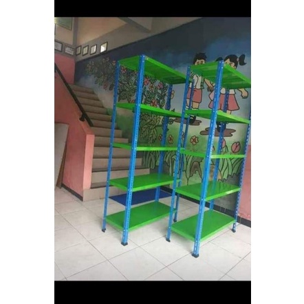 Jual Rak Besi / Rak Gudang / Rak Barang / Rak besi siku / rak besi 5 ...