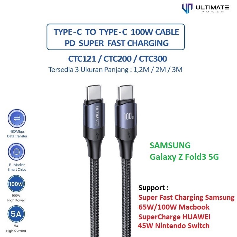 Jual Kabel Data Cable Samsung Z Fold3 5G Fold 3 Super Fast Charging ...