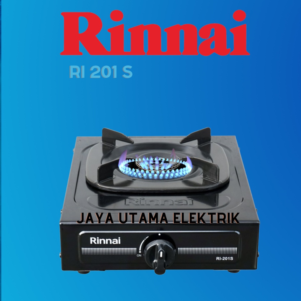 Jual Kompor Gas Rinnai 1 Tungku RI-201S / RI201S / RI 201S & Selang ...