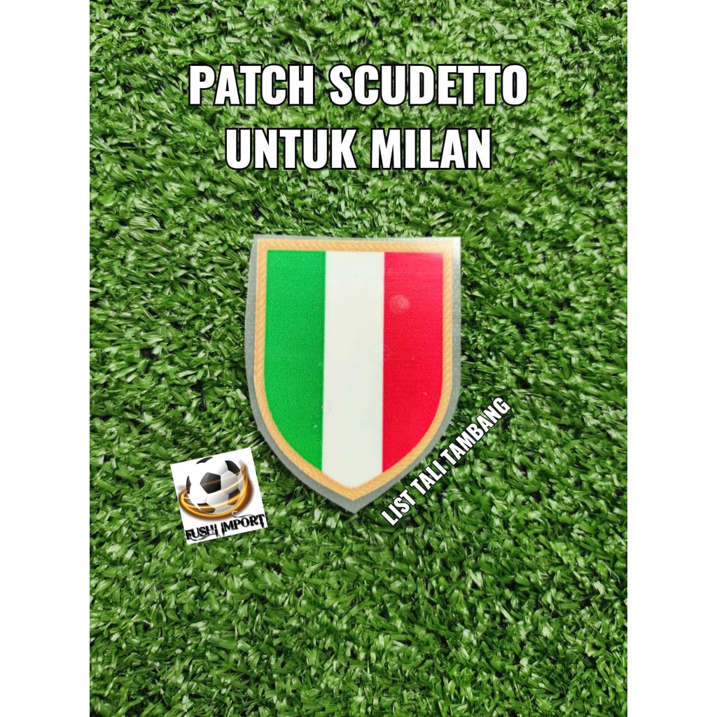 Jual PASANG PATCH Scudetto Untuk Milan List Tali Tambang 2022 2023 New ...