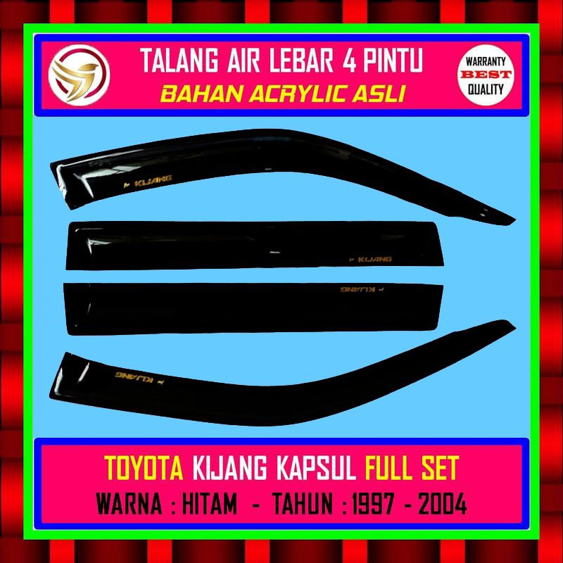 Jual TALANG AIR MOBIL - 4 PINTU FULL SET - TOYOTA KIJANG KAPSUL - TAHUN - 1997 - 1998 - 1999 ...