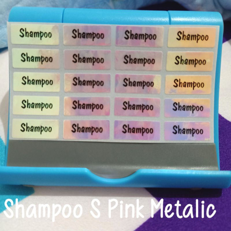Jual Stiker Label Waterproof Shampoo Size S isi 20 pcs | Shopee Indonesia