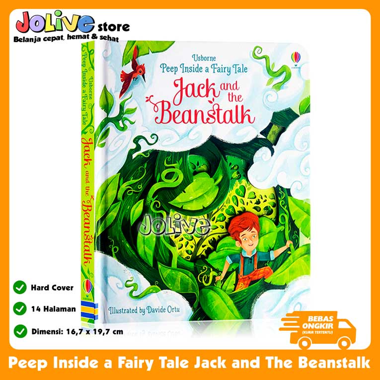 Jual Buku Cerita Anak Usborne Peep Inside a Fairy Tale Jake n the ...