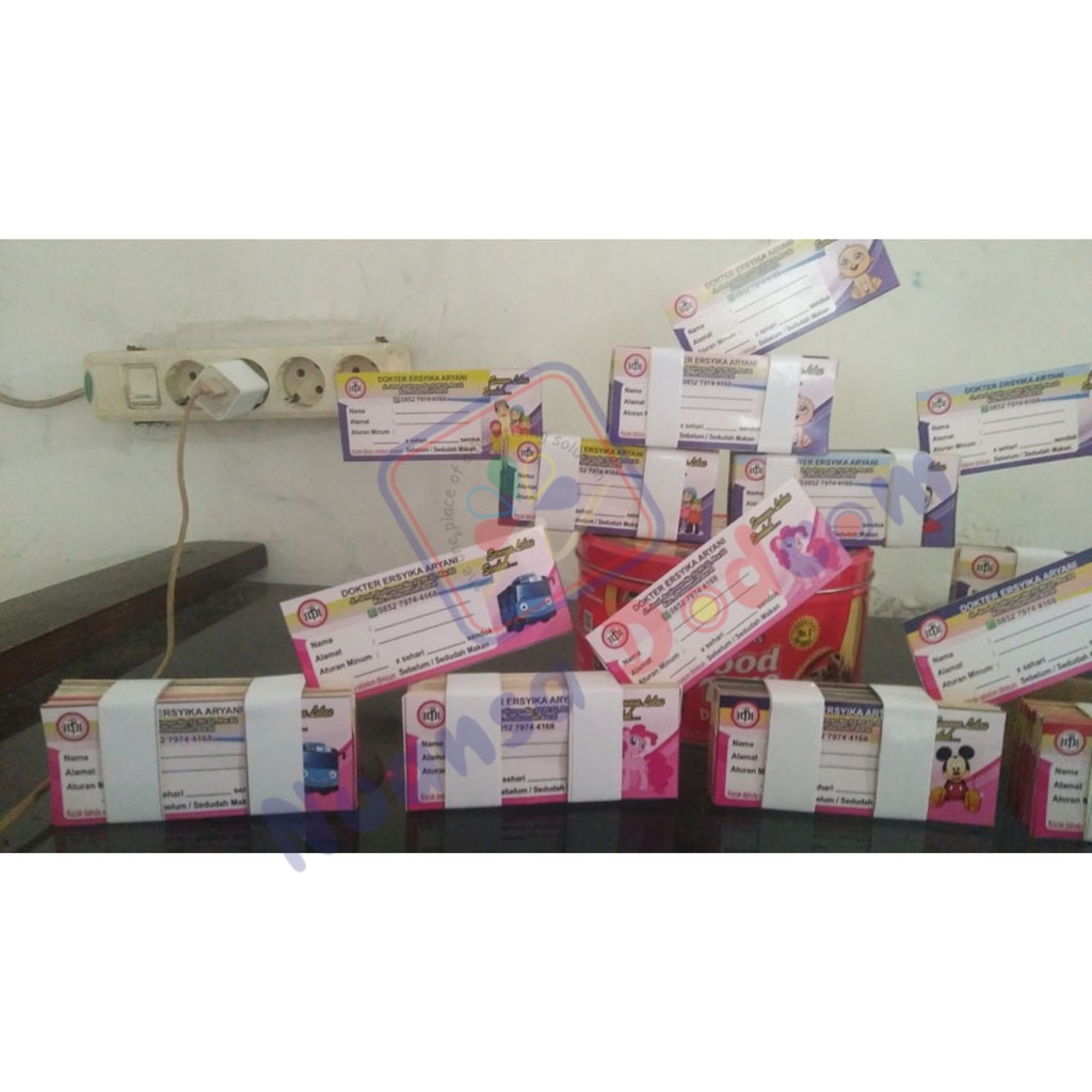 Jual LABEL STICKER SIRUP 250 PCS CANTIK DAN MURAH | Shopee Indonesia