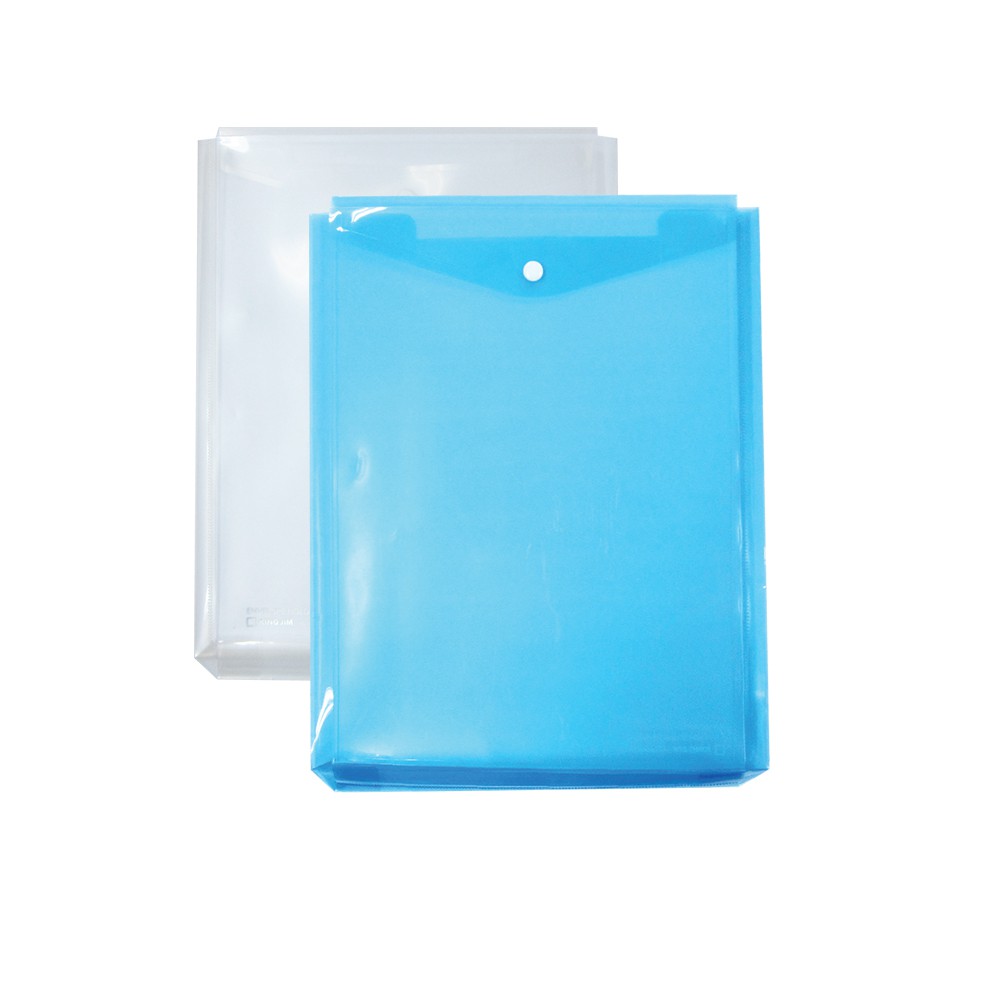 Jual Map Kancing / Amplop Plastik / Envelope Holder F4 King Jim 744GA-S ...