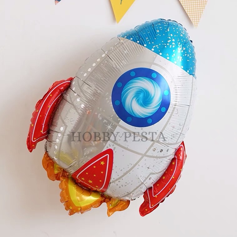 Jual BALON FOIL ROCKET JUMBO / BALON ROCKET / BALON ANTARIKSA / BALON ...