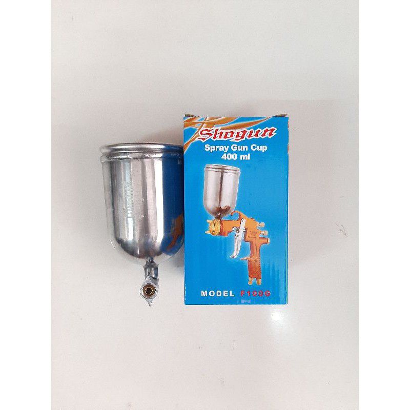 Jual TABUNG SPRAYGUN F75 400cc TANGKI CAT TABUNG ATAS F100 speed Meji ...