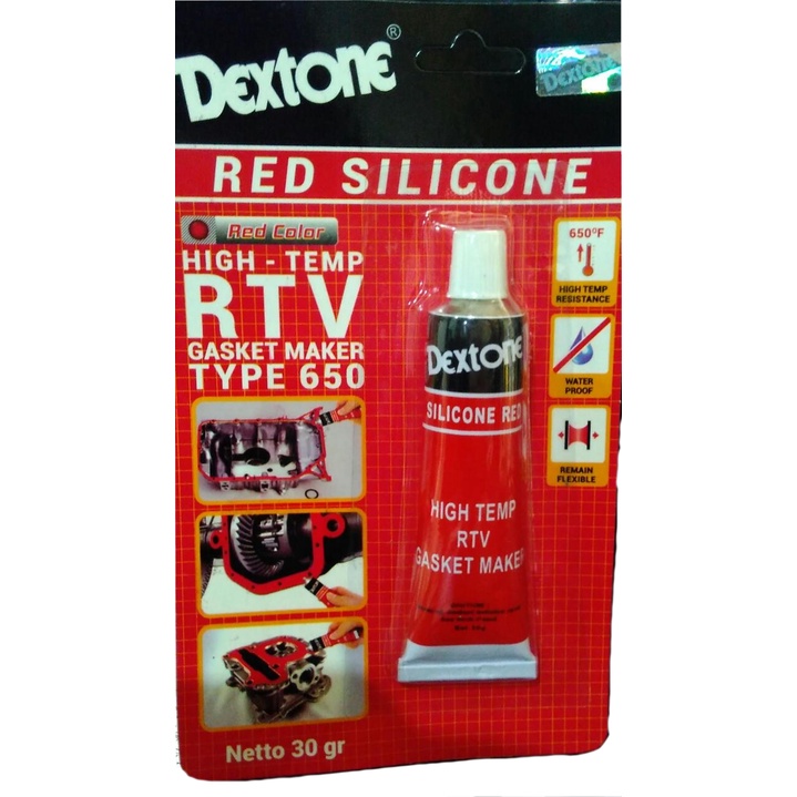 Jual Lem Silicone Red Dextone | Shopee Indonesia