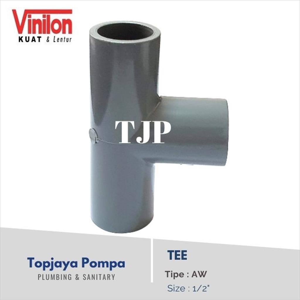 Jual TEE PVC AW VINILON 1/2" | Shopee Indonesia