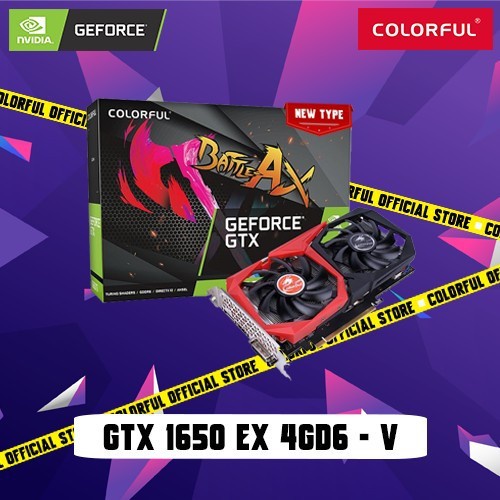 Jual Colorful GeForce GTX 1650 4GB GDDR6 | Shopee Indonesia
