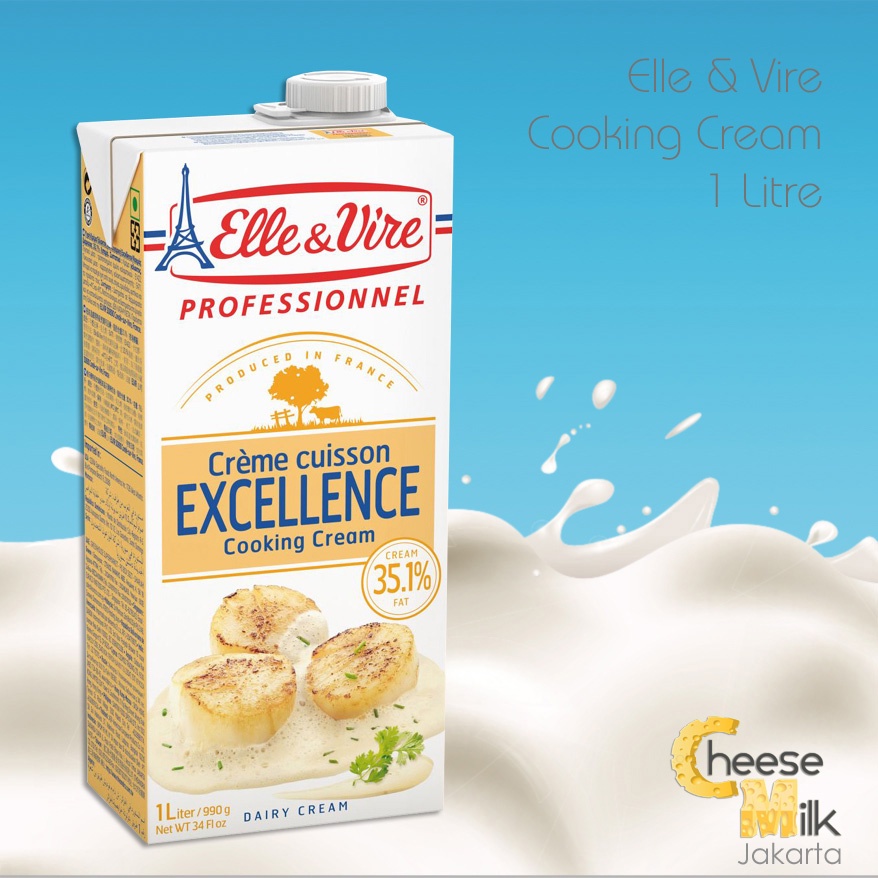 Jual HARGA MURAH Elle & Vire Cooking Cream 1 Liter | Shopee Indonesia