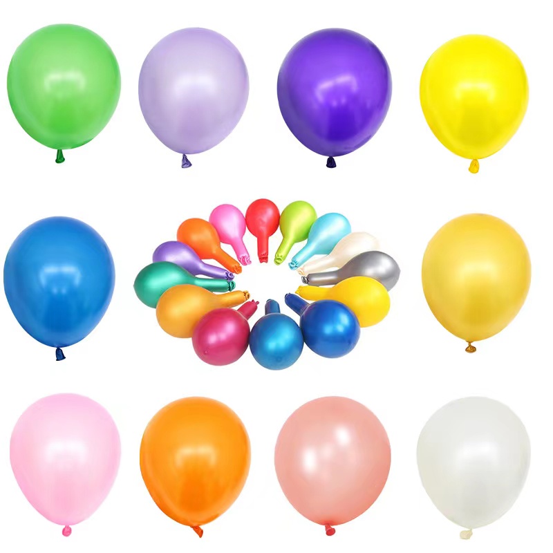 Jual Balon Latex Metalik 10 Inci Metalic Balloon 10 Inch balon balon ...