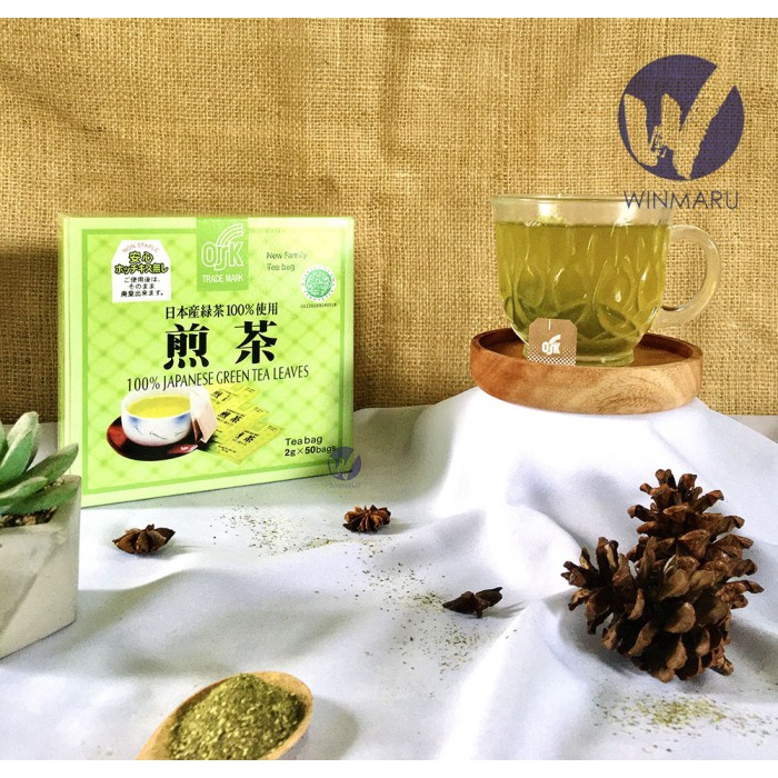 Jual TEH-DAUN- JAPANESE GREEN TEA 50 SACHETS OSK - TEH HIJAU SACHET ...