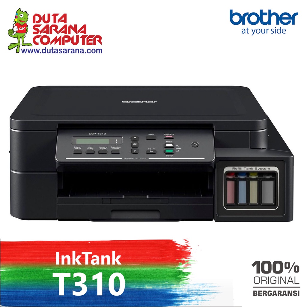 Jual Printer Brother T310 DCP-T310 T 310 Refill Tank System 3 in 1 Ink ...