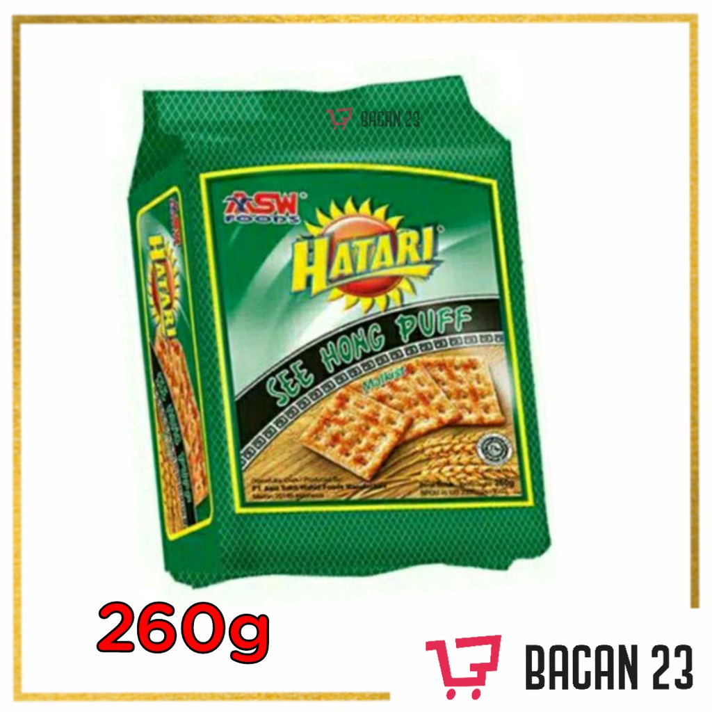 Jual Hatari Biskuit Gabin 260gr ( Cream Crackers - See Hong Puff ...