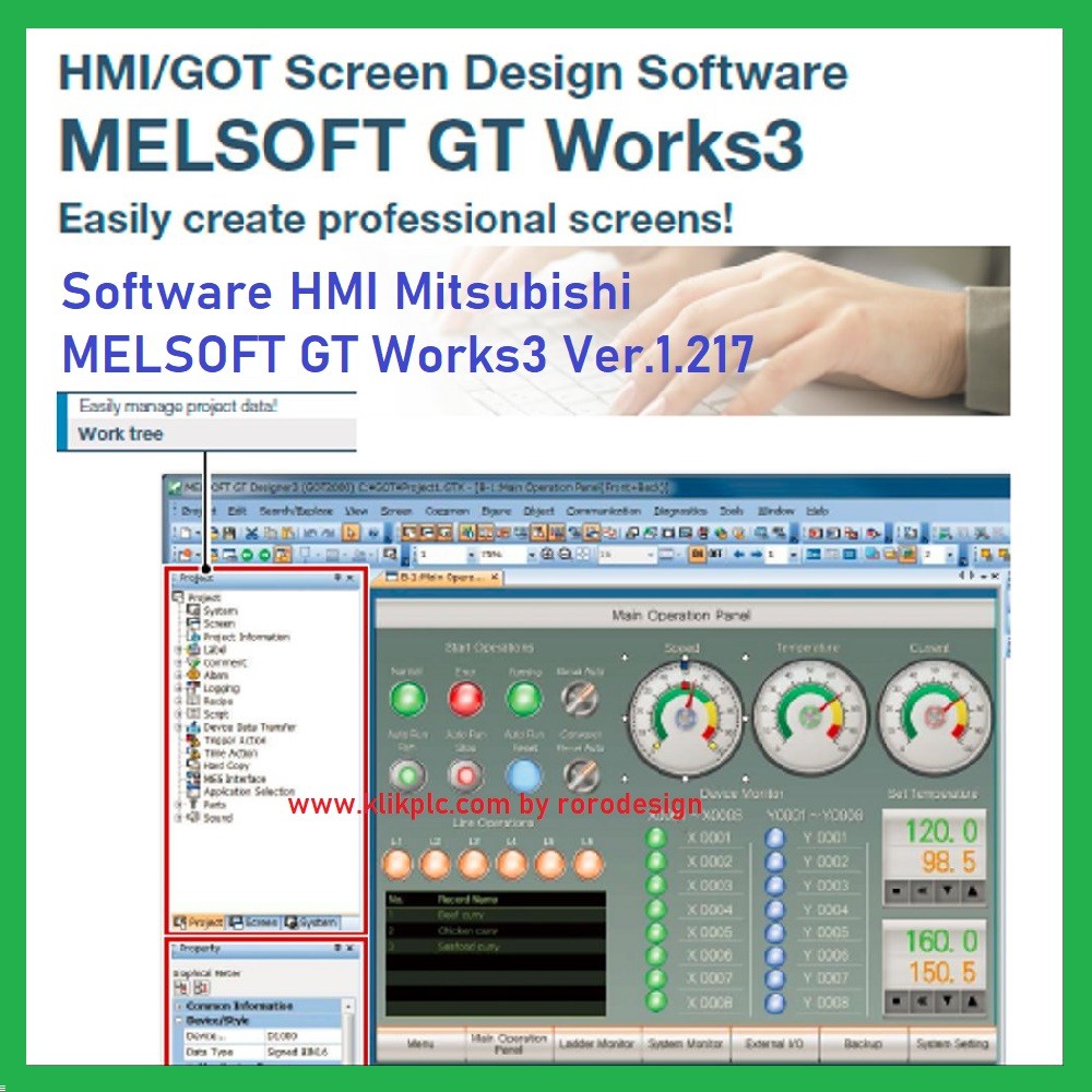 Jual Software HMI Mitsubishi Melsoft GT Works3 | Shopee Indonesia