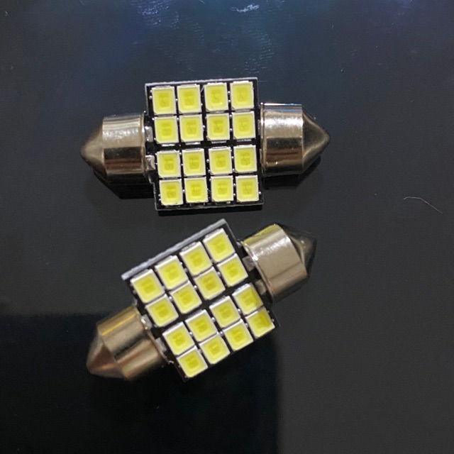 Jual Lampu Plafon Kabin Mobil 12 volt 31mm 16 Led | Shopee Indonesia