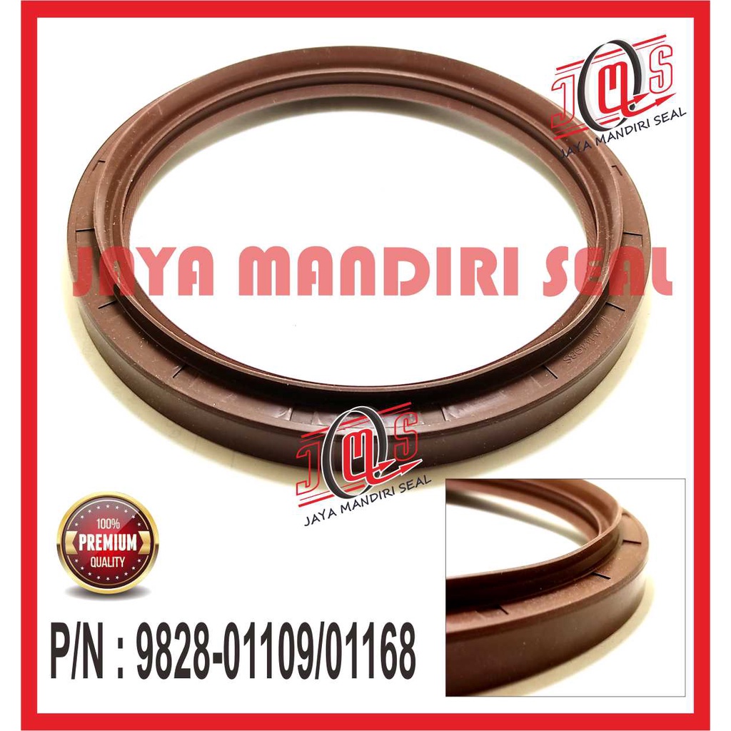 Jual OIL SEAL CRANKSHAFT REAR KRUK AS BELAKANG HINO BUS TRUCK ER EB ...