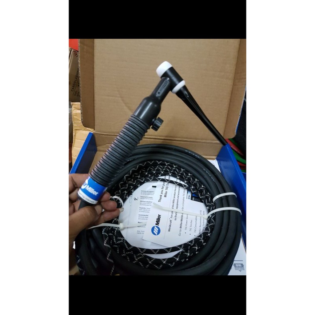 Jual (B2T)Stang Las Argon Miller Weldcraft A-125-WP-9V-25-2 USA Flex ...