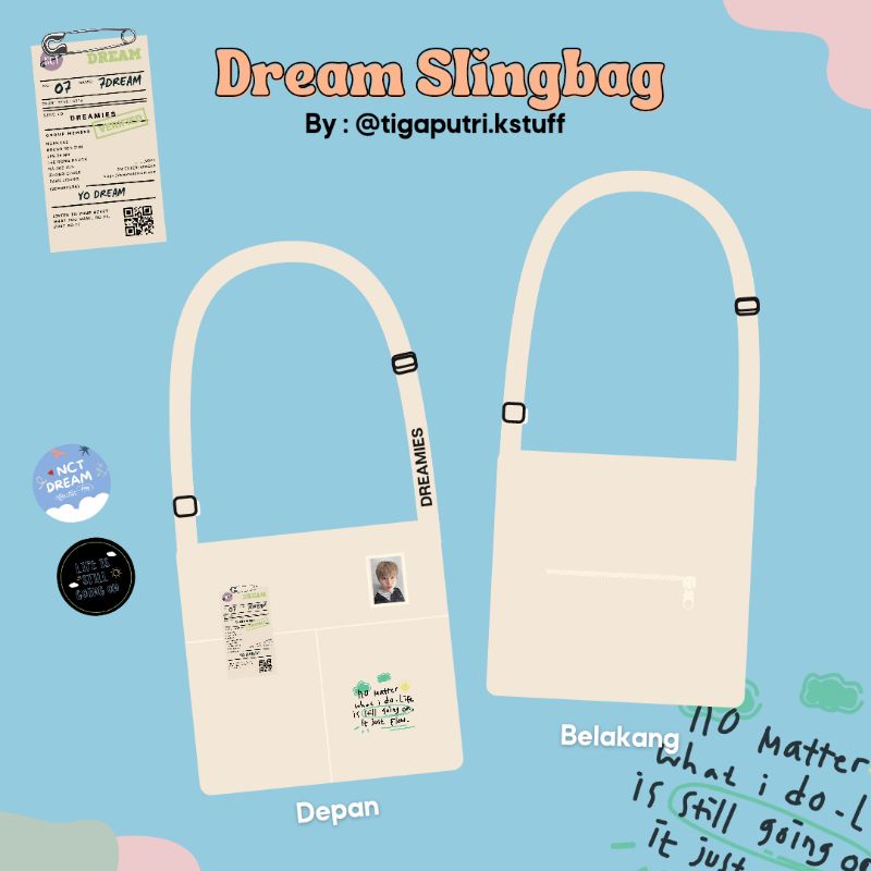 Jual READY SLINGBAG NCT DREAM - TOTEBAG 127 WAYV JAEMIN JENO MARK ...