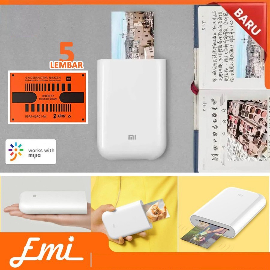 Jual Mijia Smart Pocket Photo Printer AR | Shopee Indonesia