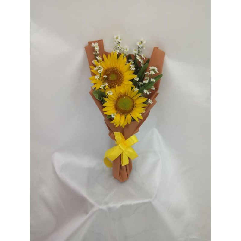 Jual Hand bouquet bunga matahari asli buket bunga matahari bucket ...