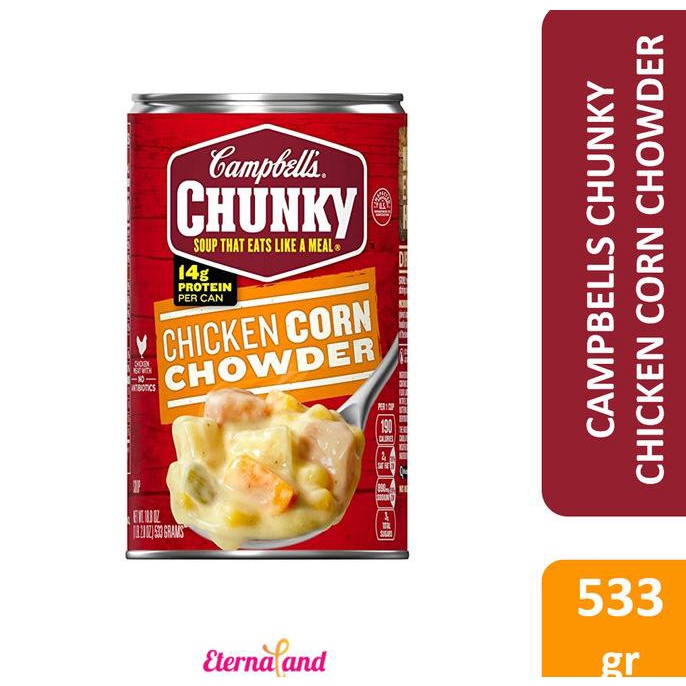 Jual Campbell'S Chunky Chicken Corn Chowder - Sup Instant Ayam Jagung ...