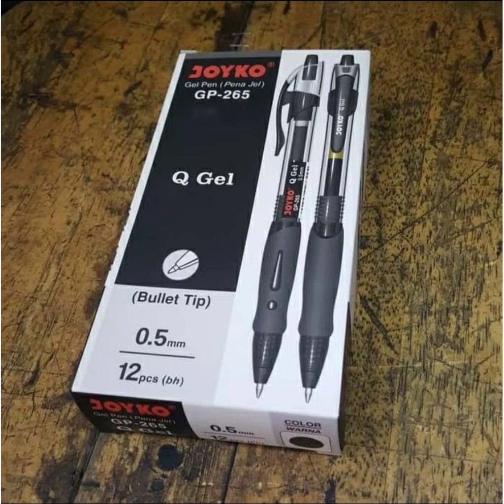Jual Ballpen / pen / pullpen pulpen Q Gel qgel Joyko GP 265 gp-265 0.5 mm | Shopee Indonesia