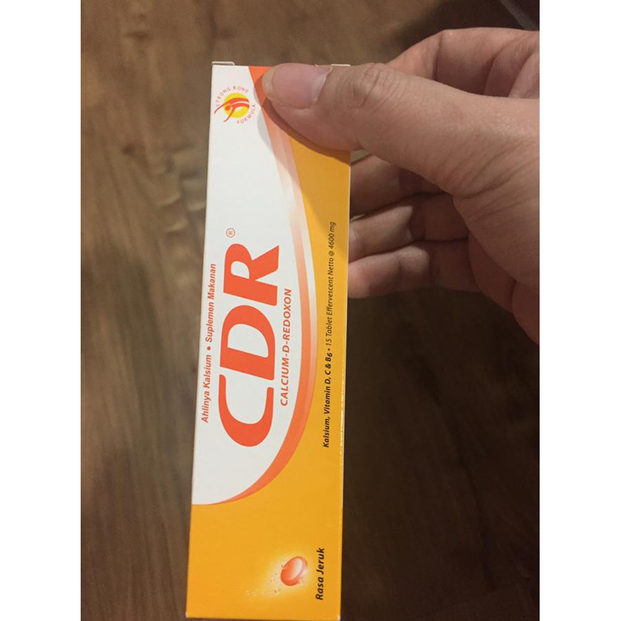 Jual Cdr Redoxon Suplemen Makanan Kalsium Rasa Jeruk 15 Tablet ...