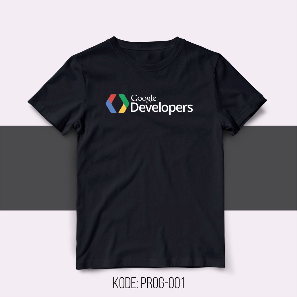 Jual BAJU KAOS ATASAN PRIA PROGRAMMER – GOOGLE DEVELOPER | Shopee Indonesia