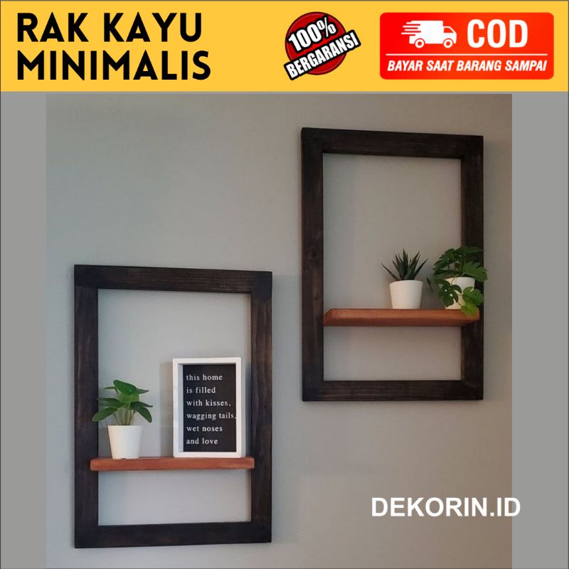 Jual RAK KAYU ESTETIK | Shopee Indonesia