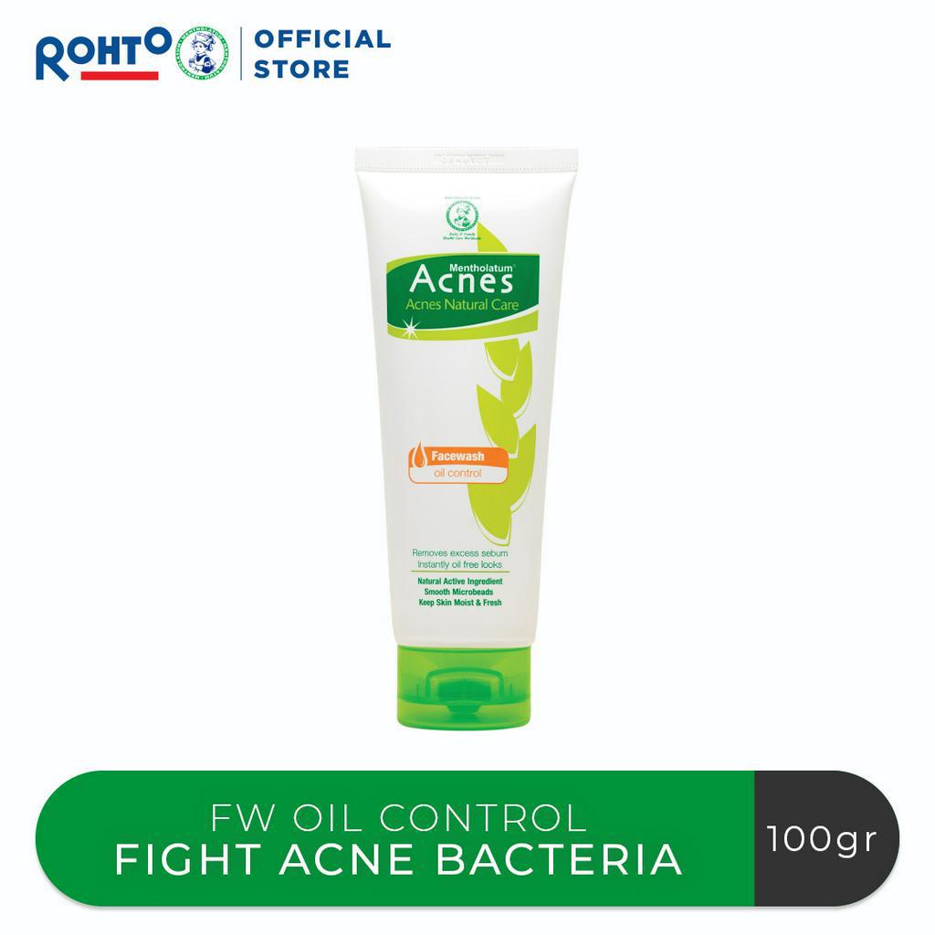 Jual Acnes Natural Care Face Wash Oil Control - 100gr (Keep the ...