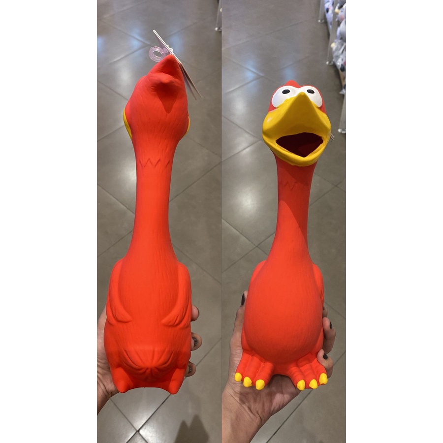 Jual MINISO OFFICIAL Shrilling chicken toy for pets / mainan bunyi ...