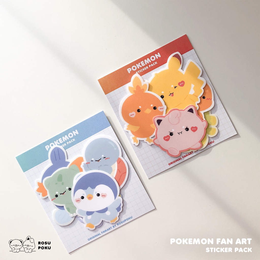 Jual Rosupoku - Pokemon Sticker Pack | Shopee Indonesia