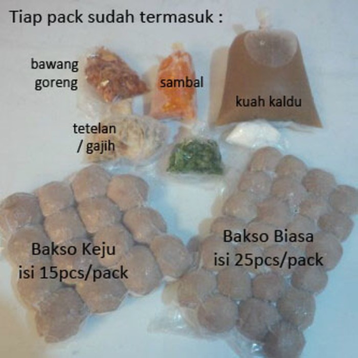 Jual Bakso Polos Paket Lengkap dengan Kaldu - Bakso Polos | Shopee ...